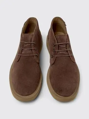 Camper Lace-up Suede Boots