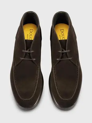 DOUCAL'S Lace-up Suede Boots