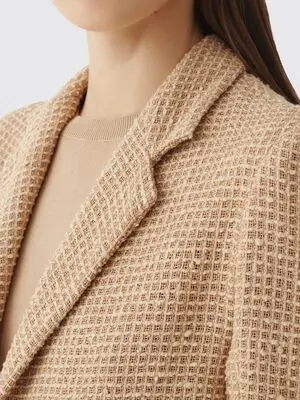 Fabiana Filippi Single Breasted Cotton Blend Blazer
