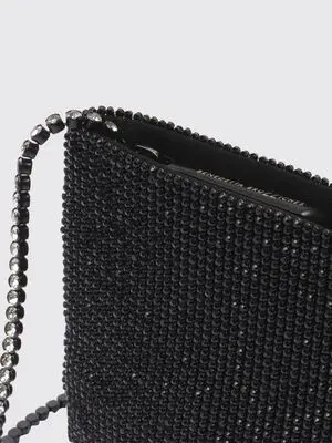 Benedetta Bruzziches Crystal-embellished Satin Mini Bag