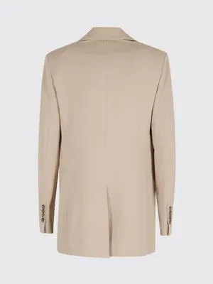 CIRCOLO 1901 Single-breasted Cropped Cotton Blazer With Lapels - Brown
