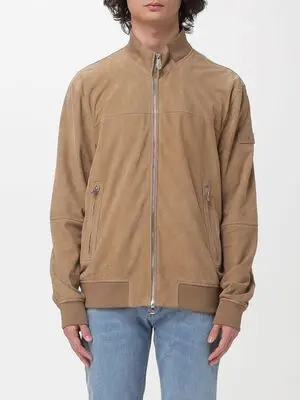 Peuterey Suede Bomber - Grey