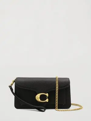 COACH Tabby Pebbled Leather Bag - Black