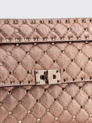 Valentino Garavani Rockstud Spike Quilted Laminated Nappa Bag