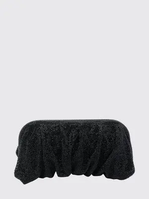 Benedetta Bruzziches Venus La Grande Draped Crystal Mesh Clutch