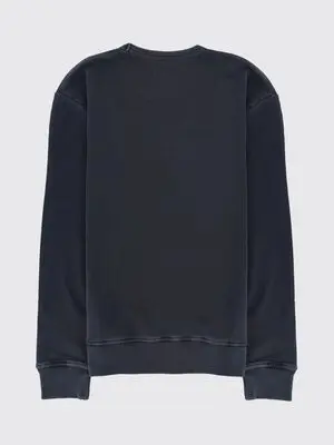 FAY Cotton Crew Neck Sweatshirt - Blue