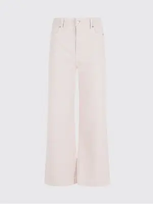 Paige Anessa High-waisted Straight Crop Jeans In Cotton Denim