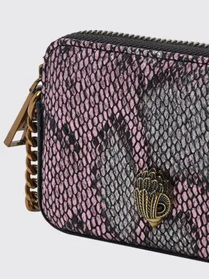 Kurt Geiger Kensington Mini Camera Bag In Python-print Faux Leather