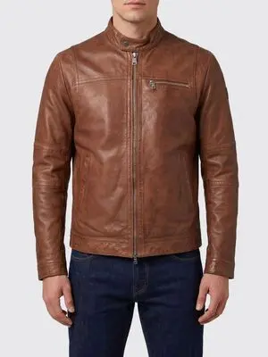 Peuterey Leather Jacket - Brown