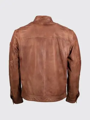 Peuterey Leather Jacket - Brown