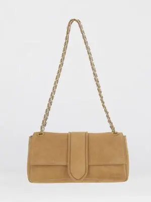 Jacquemus Le Bambino Chaîne Suede Bag - Camel