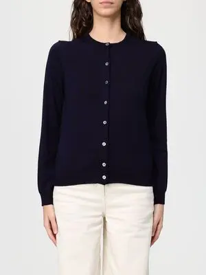 XC Button-front Cardigan - Blue