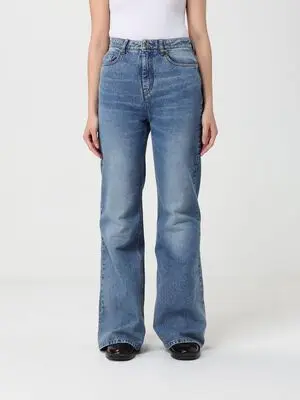 AMI Paris Wide Leg Jeans - Blue