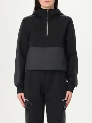 Moose Knuckles Cropped Hoodie With Zipper Detail