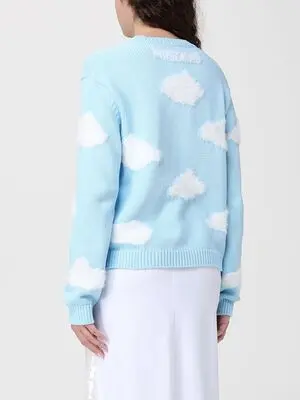 Moschino Cloud Pattern Cotton Blend Jumper