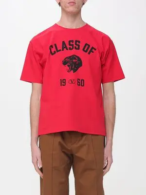 Valentino Garavani Cotton T-shirt With Logo Red