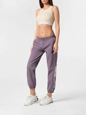 PLEIN SPORT Technical Fabric Jogging Pants - Violet