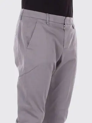DONDUP Cotton Slim Fit Pants - Grey