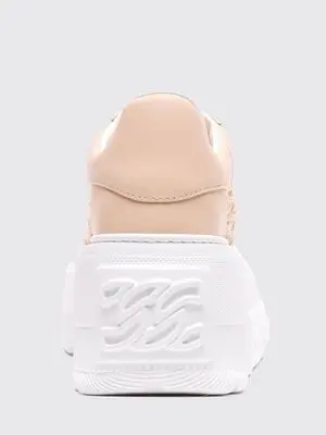 Casadei Nexus Versilia Perforated Vegan Leather Platform Sneakers