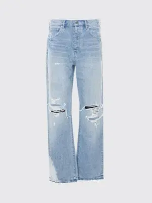 PURPLE BRAND Five-pocket Straight-fit Distressed Denim Jeans