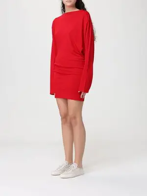 Jacquemus Mistral Mini Dress In Stretch Jersey - Red