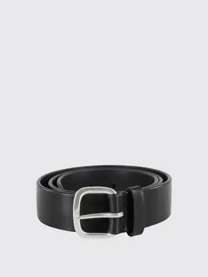 Orciani Leather Belt - Black