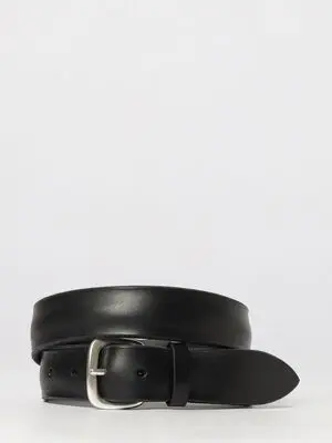 Orciani Classic Leather Belt With Pin Buckle - Black