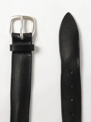 Orciani Classic Leather Belt With Pin Buckle