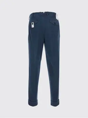 PT TORINO Slim Fit Cotton Chino Trousers With Slash Pockets