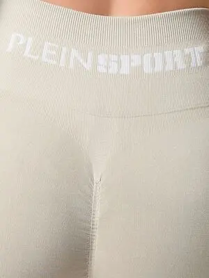 PLEIN SPORT Technical Stretch Fabric Shorts - Grey