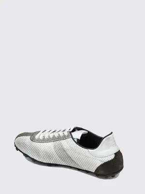 MAISON MARGIELA Sprinters Bi Mesh And Suede Sneakers