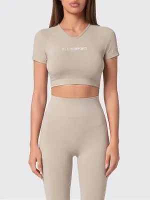PLEIN SPORT Crop Top - Grey