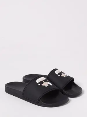 Karl Lagerfeld Embossed Logo Slides