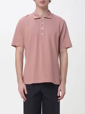 Eleventy Cotton Polo Shirt - Pink