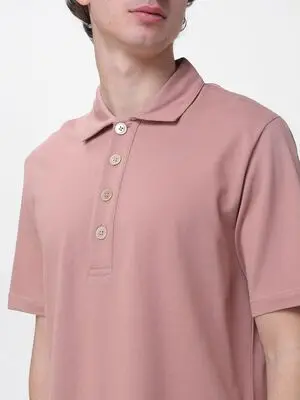 Eleventy Cotton Polo Shirt - Pink