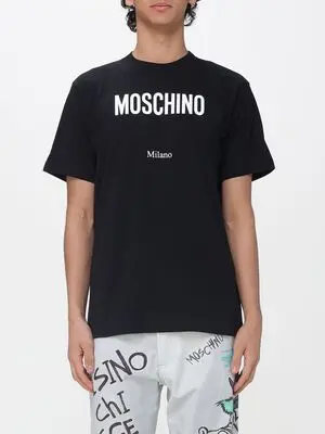 Moschino Cotton T-shirt With Logo - Black