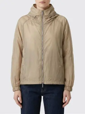 MOORER Polyester Windbreaker Jacket - Beige