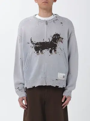 Mihara Yasuhiro Cotton Blend Cardigan - Grey