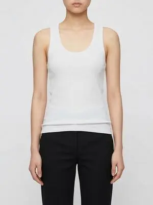 Patrizia Pepe Viscose Blend Tank Top - White
