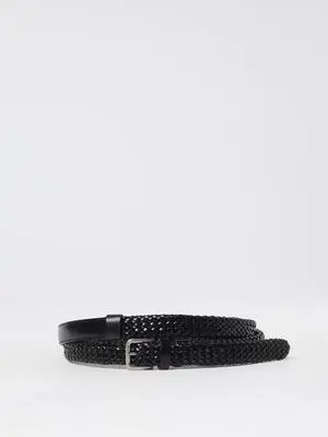 Dolce & Gabbana Braided Leather Belt - Black