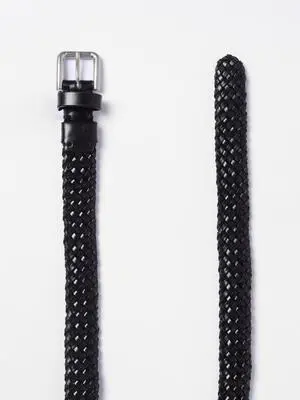 Dolce & Gabbana Braided Leather Belt