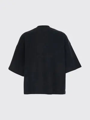 TELA Relaxed Fit Cotton T-shirt With Crew Neck And Dropped Shoulders