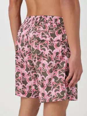 KAMPOS Octopus Print Swim Shorts - Olive