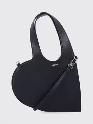 Coperni Heart Leather Tote Bag - Black
