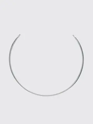 MAISON MARGIELA Metal Rigid Necklace - Silver