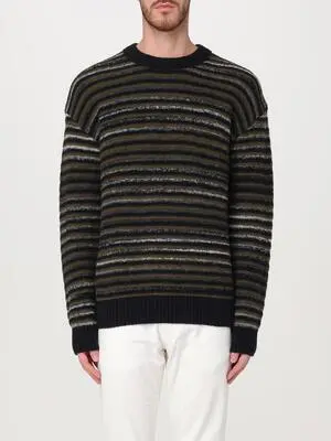 BOSS Striped Crew Neck Pullover