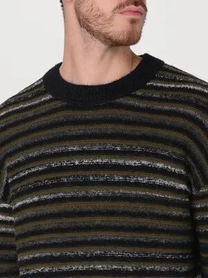 BOSS Striped Crew Neck Pullover