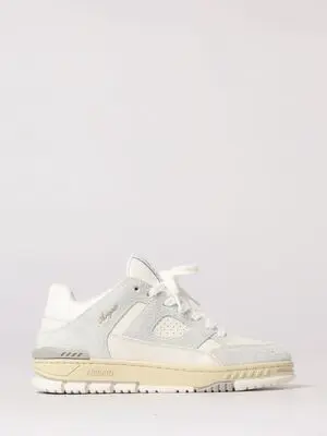 Axel Arigato Area Lo Fluffy Leather Sneakers - Grey