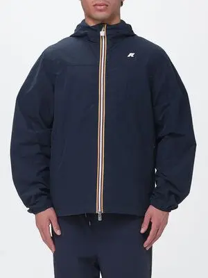 K-WAY Jake Reversible Hooded Windbreaker - Blue