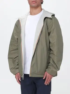 K-WAY Jake Reversible Hooded Windbreaker - Brown